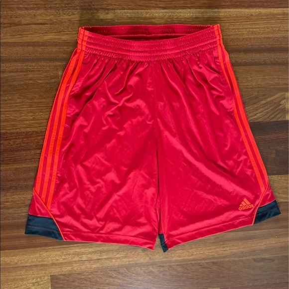 adidas | Shorts | Adidas Red Climalite Shorts | Poshmark